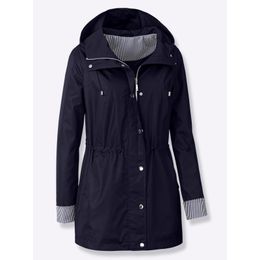 WITT Damen &Uuml;bergangsjacke mit Streifen-Details, marine, Gr&ouml;&szlig;e 36