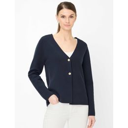Brax Damen Strickjacke Style AMANDA navy, dunkelblau, Gr. 38