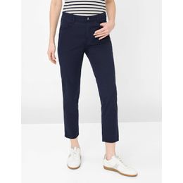 Brax Damen Five-Pocket-Hose Style CAROLA S NAVY, dunkelblau, Gr. 46L