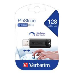 Verbatim USB-Stick 128GB 3.0 Pin Stripe 49319 (15-020-340)