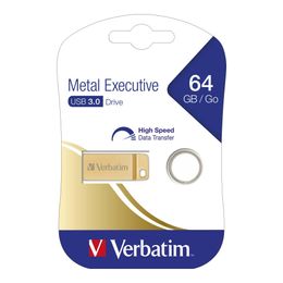Verbatim USB-Stick 64GB 3.0 Metal Executive 99106 Gold (15-020-336)