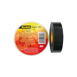 3M Deutschland PVC Elektro-Isolierband 19 mm x 33 m, sw ScotchSuper33+ 19x33 (7000057831)