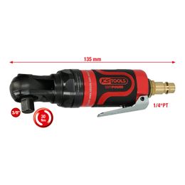KS Tools 3/8" SlimPOWER Mini-Druckluft-Umschaltratsche 30Nm (515.5510)