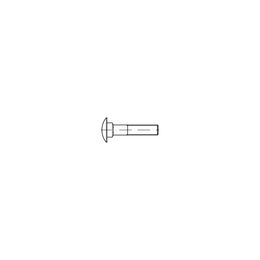 DIN 603 Flachrundschraube M8x90 Stahl 8.8 galvanisch verzinkt m. Vierkantansatz ; Industrial Quality Supplies (006038140080090)