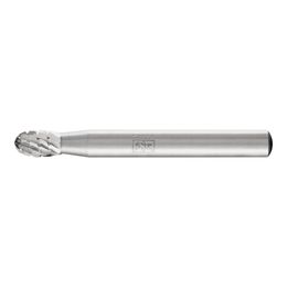 Pferd TOOLS HSS Fr&auml;sstift Tropfenform O &Oslash; 06x10mm Schaft-&Oslash; 6 mm Z 3 universal mittel fein Spanbrecher (22460136)