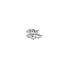 Hettich Container-Set mit Teilausz&uuml;gen, 392, Aluminium Optik (20711)
