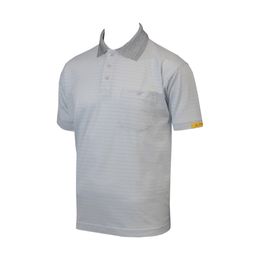 HB Tempex ESD Herren Polo-Shirt Conductex Cotton Knit, silbergrau, Gr&ouml;&szlig;e: L (08011 86004 002 50-L)