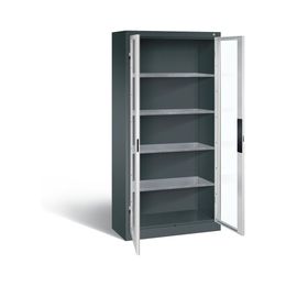 C+P Werkzeugschrank Acurado, H1950xB930xT400mm, Front Lichtgrau, Korpus Anthrazitgrau (8920-055) ; C + P M&ouml;belsysteme (8920-055|S10137)
