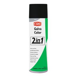CRC Zink-Korrosionsschutzspray mit Farbe, Galvacolor 2 in 1 , 500 ml, Farbe: GREY2 ; CRC Industries (32702-HO)