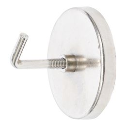 BGS DIY Magnet-Haken rund &Oslash; 60 mm aus Metall f&uuml;r Werkstatt und Haushalt mit Tragkraft bis zu 32 kg, 79915)