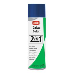 CRC Zink-Korrosionsschutzspray mit Farbe, Galvacolor 2 in 1 , 500 ml, Farbe: BLUE1 ; CRC Industries (32079-AA)