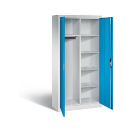 C+P Akten-/Garderobenschrank Acurado, H1950xB930xT400mm, Front Lichtblau, Korpus Lichtgrau (8920-312) ; C + P M&ouml;belsysteme (8920-312|S10160)