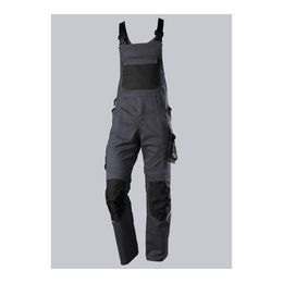 BP&reg; Latzhose mit Kniepolstertaschen, anthrazit/schwarz, Gr. 50, L&auml;nge n (1979-570-5632-50-n)