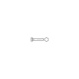 DIN 933/ISO 4017 Sechskantschraube VG M7x12 Stahl 8.8 blank ; Industrial Quality Supplies (009338000070012)