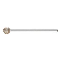 Pferd TOOLS CBN-Schleifstift Kugel &Oslash; 6,0mm Schaft-&Oslash; 3 mm B126 (mittel) zum Gravieren und Entgraten (36306010)