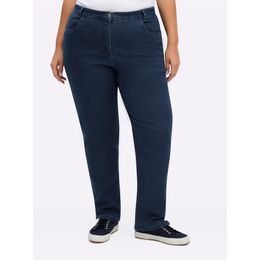 sheego Gro&szlig;e Gr&ouml;&szlig;en Jeans mit Stretch-Anteil, blue-stone-washed, Gr&ouml;&szlig;e 52 - Damen