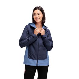 Maier Sports sheego Gro&szlig;e Gr&ouml;&szlig;en Regenjacke, night sky/sa, Gr&ouml;&szlig;e 46 - Damen