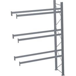 Schulte Palettenregal, feuerverzinkt, HxBxT 4500 x 2825 x 1100 mm, 3 Fachebenen, Anbauregal