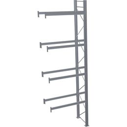 Schulte Palettenregal, feuerverzinkt, HxBxT 6000 x 1950 x 1100 mm, 4 Fachebenen, Anbauregal
