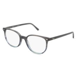 Ray-Ban RX5397 Brille Unisex | Fassung: Vollrand, Quadratisch, Grau Gestreift