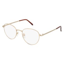Fielmann MC 586 CL Brille Unisex | Fassung: Vollrand, Panto, Gold