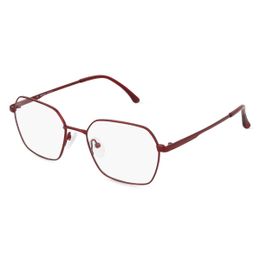 Fielmann BD 562 FA Brille Damen | Fassung: Vollrand, Geometrisch, Rot Gl&auml;nzend
