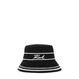 K by KARL LAGERFELD Karl Lagerfeld Hut Damen Gr&ouml;&szlig;e 55/60 creme / schwarz / wei&szlig;