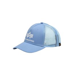 Alpha Industries Cap Damen Gr&ouml;&szlig;e 55/60 hellblau / wei&szlig;