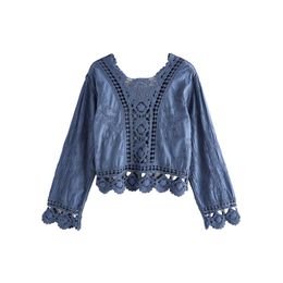 next Bluse Damen Gr&ouml;&szlig;e M rauchblau
