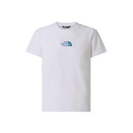 The North Face T-Shirt Jungen Gr&ouml;&szlig;e 124/130 azur / eierschale