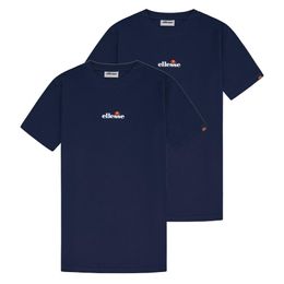 ELLESSE Shirt male size XL Dark blue / Orange / White
