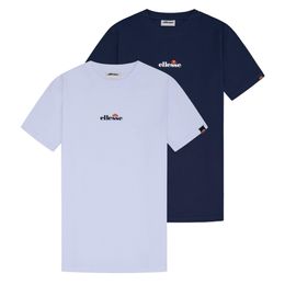 Ellesse T-Shirt Herren Gr&ouml;&szlig;e XXL dunkelblau / rot / wei&szlig;