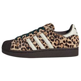 adidas originals Sneaker 'Superstar II' Damen Gr&ouml;&szlig;e 37 elfenbein / cappuccino / dunkelbraun / dunkelgr&uuml;n