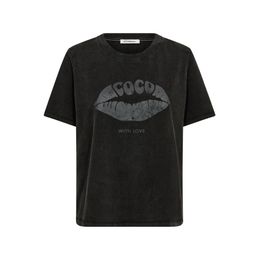 Co'Couture Co'couture T-Shirt 'Siara' Damen Gr&ouml;&szlig;e M grau / schwarz