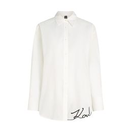 K by KARL LAGERFELD Karl Lagerfeld Bluse Damen Gr&ouml;&szlig;e M creme / schwarz