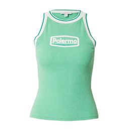 Topshop Top 'Palermo' Damen Gr&ouml;&szlig;e S/M jade / hellgr&uuml;n / wei&szlig;