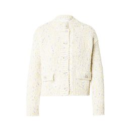 Rich & Royal Strickjacke Damen Gr&ouml;&szlig;e M creme / himmelblau / gelb / silber