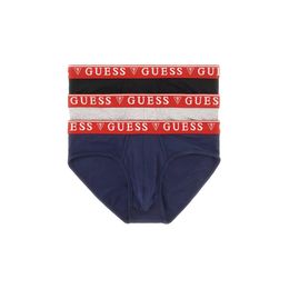 Guess Slip 'BRIAN HERO' Herren Gr&ouml;&szlig;e M dunkelblau / graumeliert / rot / schwarz