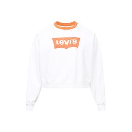 LEVI'S&reg; PLUS Levi's Plus Sweatshirt 'PL Vintage Raglan Crew' Damen Gr&ouml;&szlig;e XL orange / wei&szlig;