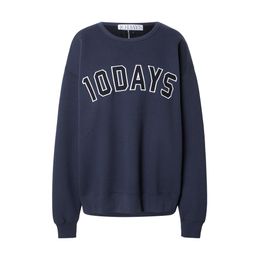 10DAYS Sweatshirt Damen Gr&ouml;&szlig;e S navy / schwarz / wei&szlig;
