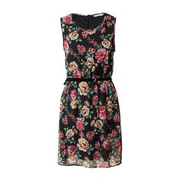 ONLY Kleid 'MEDINA' Damen Gr&ouml;&szlig;e 46 dunkelgr&uuml;n / lachs / schwarz / offwhite Sommerkleid