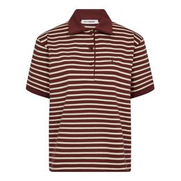 Co'Couture Co'couture Poloshirt 'Hayes' Damen Gr&ouml;&szlig;e M weinrot / wei&szlig;