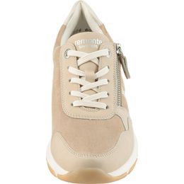 Remonte Damen Sneaker mit Rei&szlig;verschluss seitlich, elfenbein, Gr&ouml;&szlig;e 38