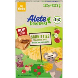 Kindersnack Schnitties Vollkorn Apfel (6x22 g), ab 3 Jahren Alete bewusst