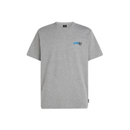 O`Neill O'neill T-Shirt 'Essentials 90s' Herren Gr&ouml;&szlig;e M azur / graumeliert / schwarz