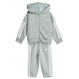 adidas Sportswear Trainingsanzug 'Essentials' Jungen Gr&ouml;&szlig;e 92 pastellgr&uuml;n / wei&szlig;
