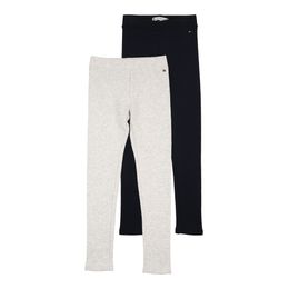 Tommy Hilfiger Leggings M&auml;dchen Gr&ouml;&szlig;e 104 navy / graumeliert
