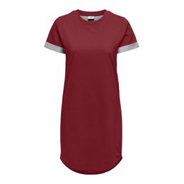 Jacqueline de Yong JDY Kleid 'JDYIVY' Damen Gr&ouml;&szlig;e 44 grau / weinrot Winterkleid
