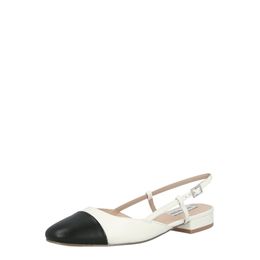 Steve Madden Ballerina 'BELINDA' Damen Gr&ouml;&szlig;e 42 schwarz / wei&szlig;