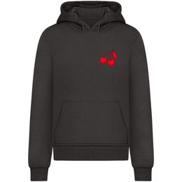 Mister Tee Sweatshirt 'Bold Cherries' Herren Gr&ouml;&szlig;e XS rot / schwarz